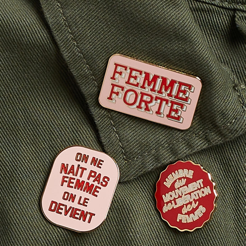 Feminist Pins & Badges | Feminist Enamel Pins by Black & Beech