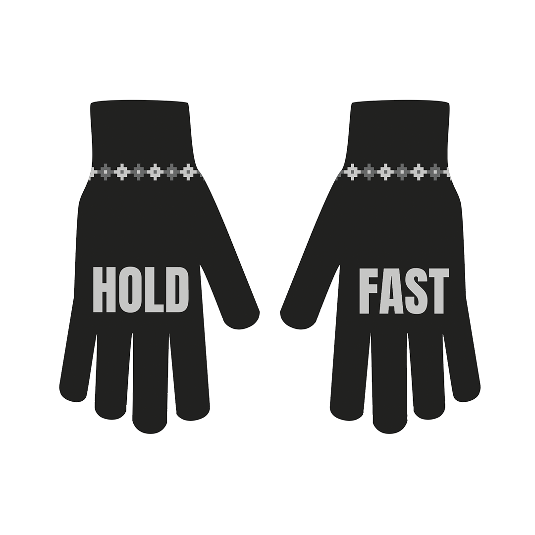 Hold Fast Full Fingered Mittens in Bog Oak – Black & Beech