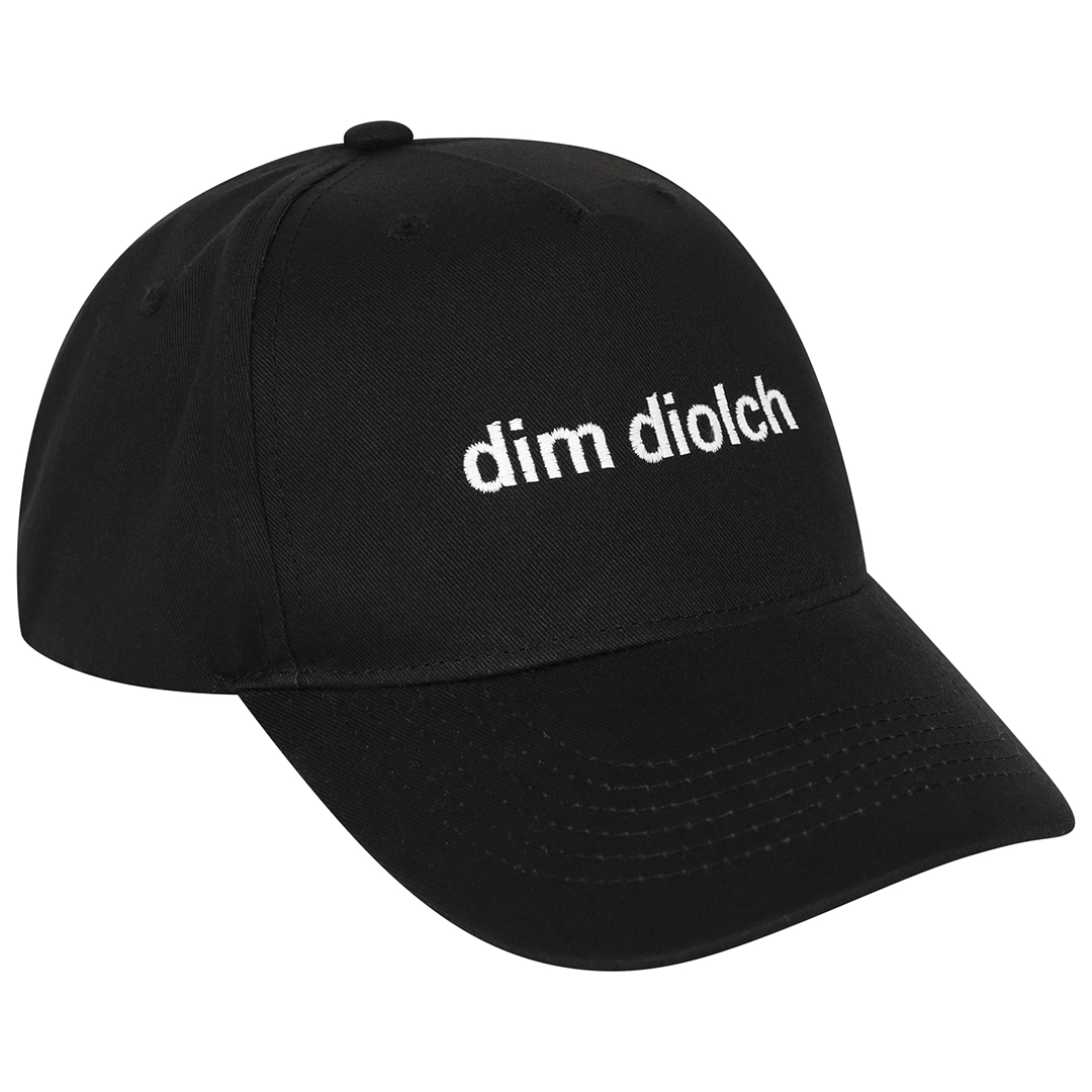 Dim Diolch Baseball Cap in Black – Black & Beech