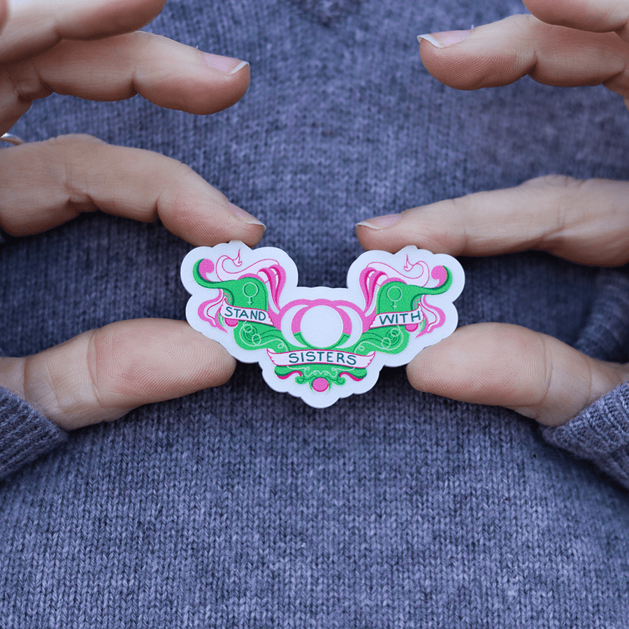 IWD 2025 Badge – Black & Beech